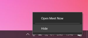 How to disable Microsoft's 'Meet Now' feature in Windows 10