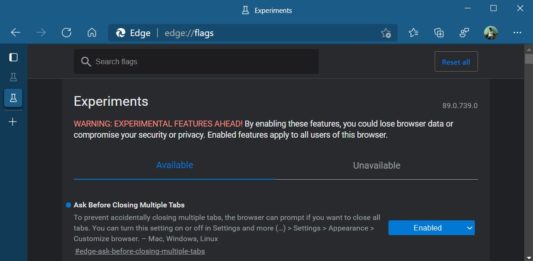 Microsoft Edge will stop you from accidentally closing your tabs