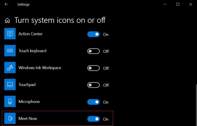 How to disable Microsoft's 'Meet Now' feature in Windows 10