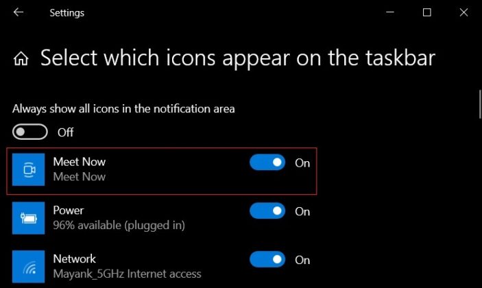 How to disable Microsoft's 'Meet Now' feature in Windows 10