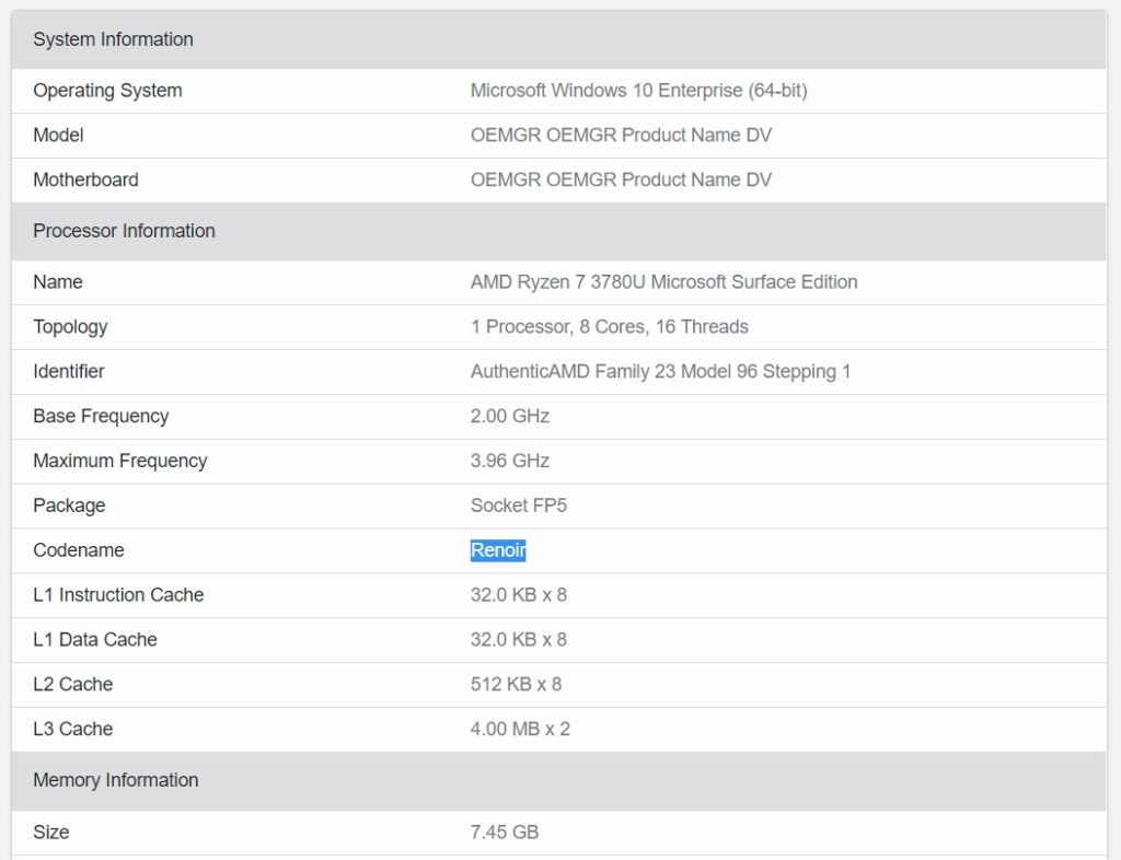 Microsoft's next-gen Surface appears in benchmark with AMD, Intel CPUs