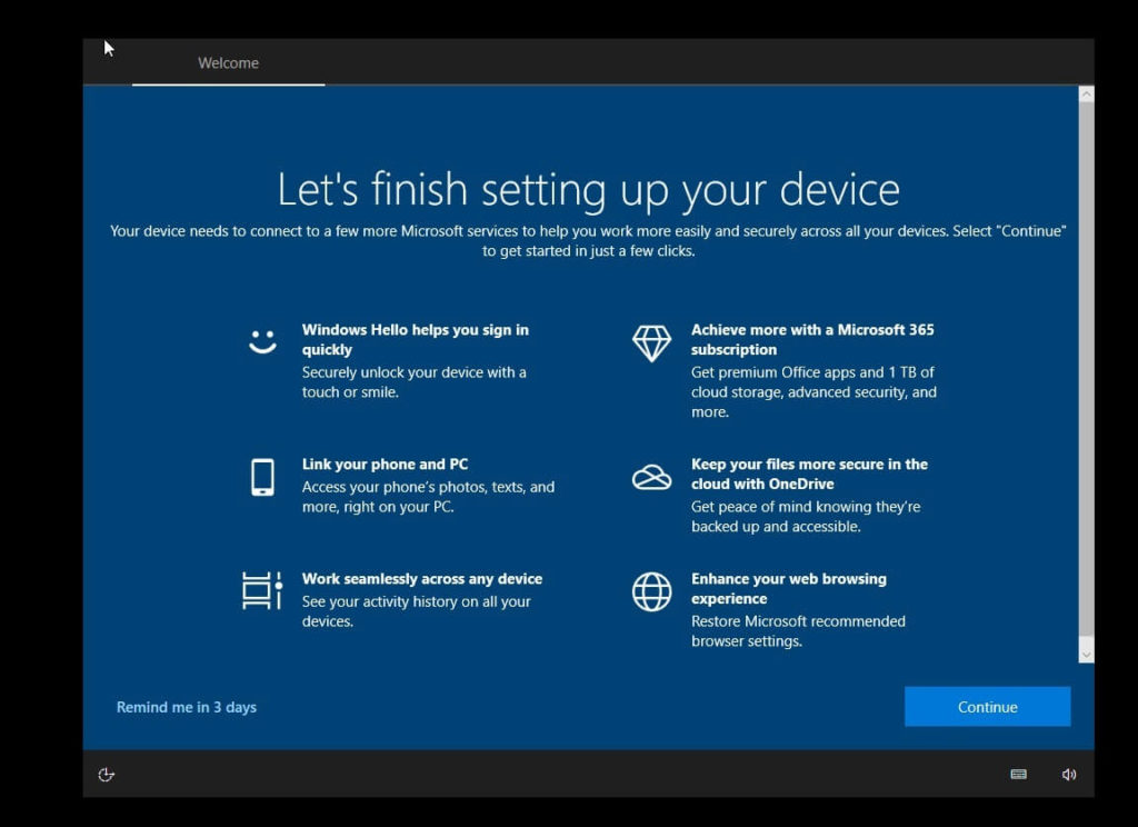 Windows 10's "Let's Go" launcher, web browsing header is now rolling out