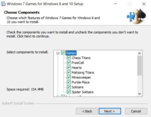 How to install Windows 7 games on Windows 10