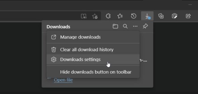 Microsoft Edge to get a new feature for managing downloads