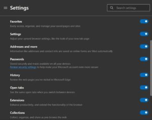 Microsoft Edge update is rolling out with history and open tabs sync