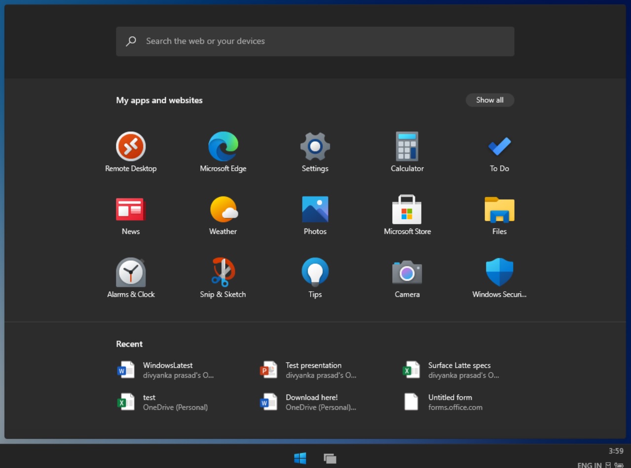 Hands-on with Windows 10X: New Action Center, Start Menu and more Hands-on with Windows 10X: New Action Center, Start Menu and more