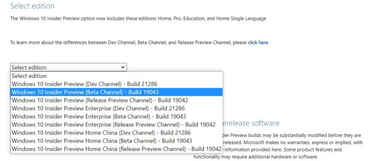 Windows 10 21H1 ISOs are now available for Insiders