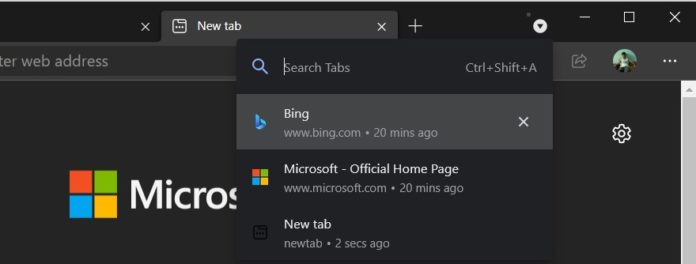 Tab search feature is getting better in Microsoft Edge