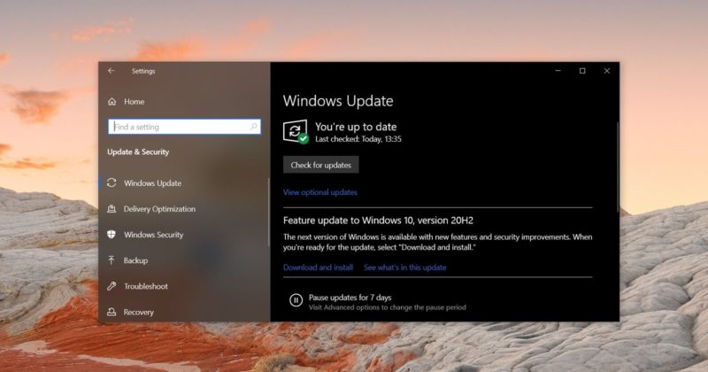 A Windows 10 update is installing Microsoft Update Health Tools
