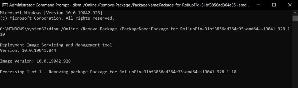 How to uninstall Windows 10 updates manually