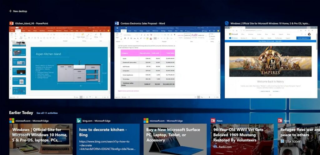 Windows 10 21H2 kills off Windows Timeline cross-device support