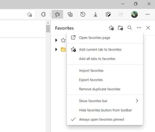 Microsoft Edge will soon make it way easier to manage flyout menus