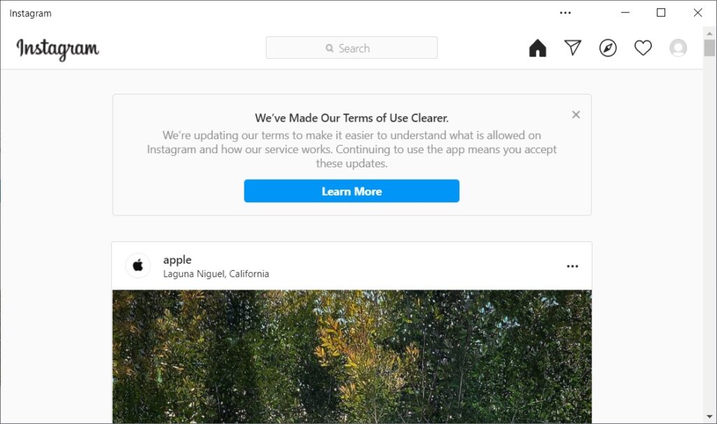 Instagram web app for Windows 10 is now based on Microsoft Edge