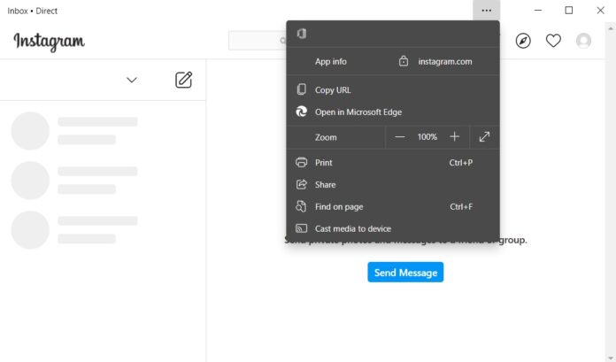 Instagram web app for Windows 10 is now based on Microsoft Edge