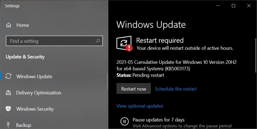 Windows 10 May 2021 updates: What's new and fixed