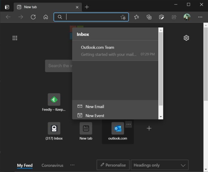 Microsoft Edge gets Outlook integration in the latest update Microsoft Edge gets Outlook integration in the latest update