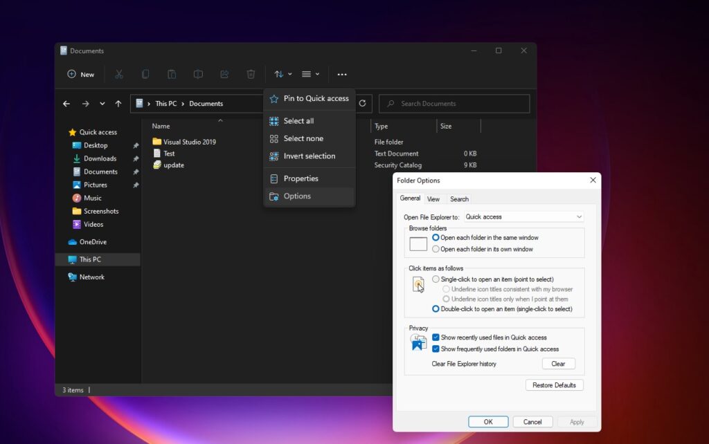 Hands on with Windows 11 File Explorer's command bar, context menu