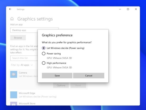 Windows 11 includes support for WDDM 3.0 (display driver model)