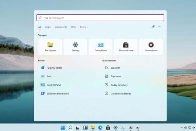 Windows 11 screenshots: Rounded corners, File Explorer, Action Center