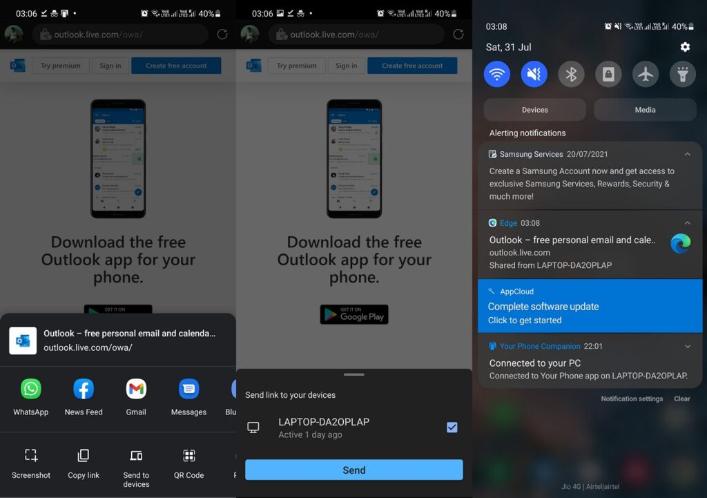 Microsoft Edge 92 released for Android with Windows 10 tabs share and more