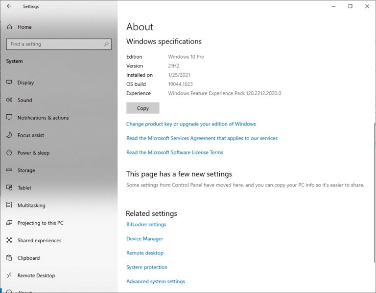 Windows 10 version 21H2 to launch this year with a few new features