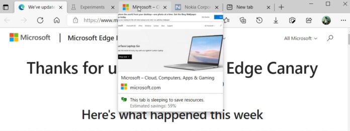 Microsoft Edge to get new features, improved sleeping tabs and more