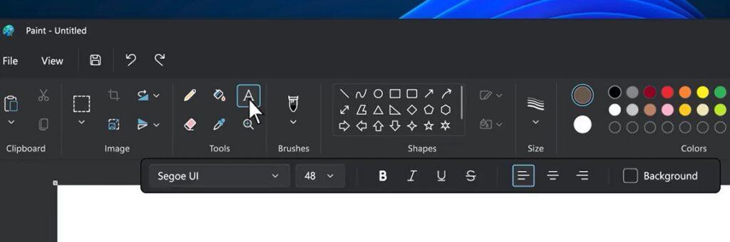 Microsoft shows off MS Paint with new design and dark mode on Windows 11