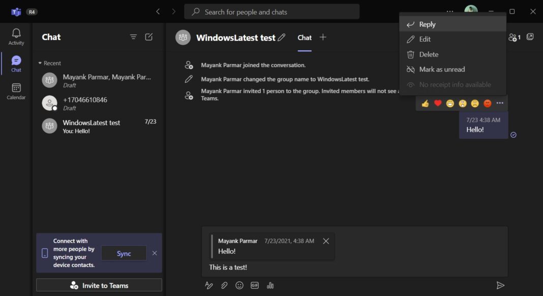 Microsoft Teams 2.0 will improve messaging experience on Windows 11