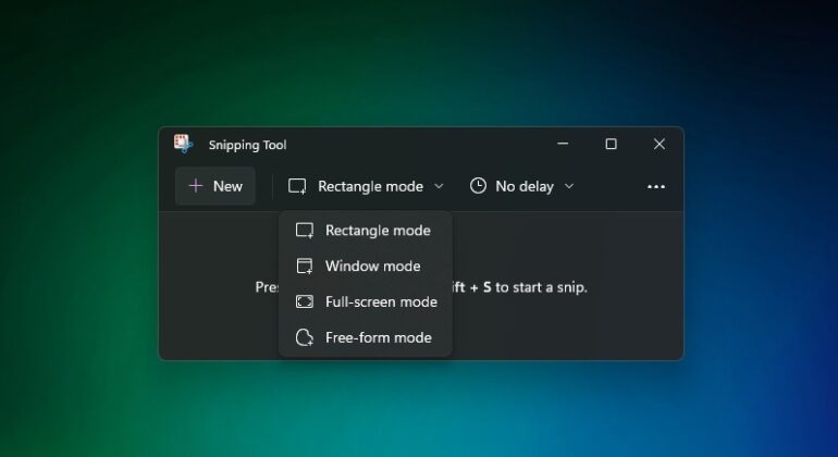 Hands on with Windows 11's new Snipping Tool experience