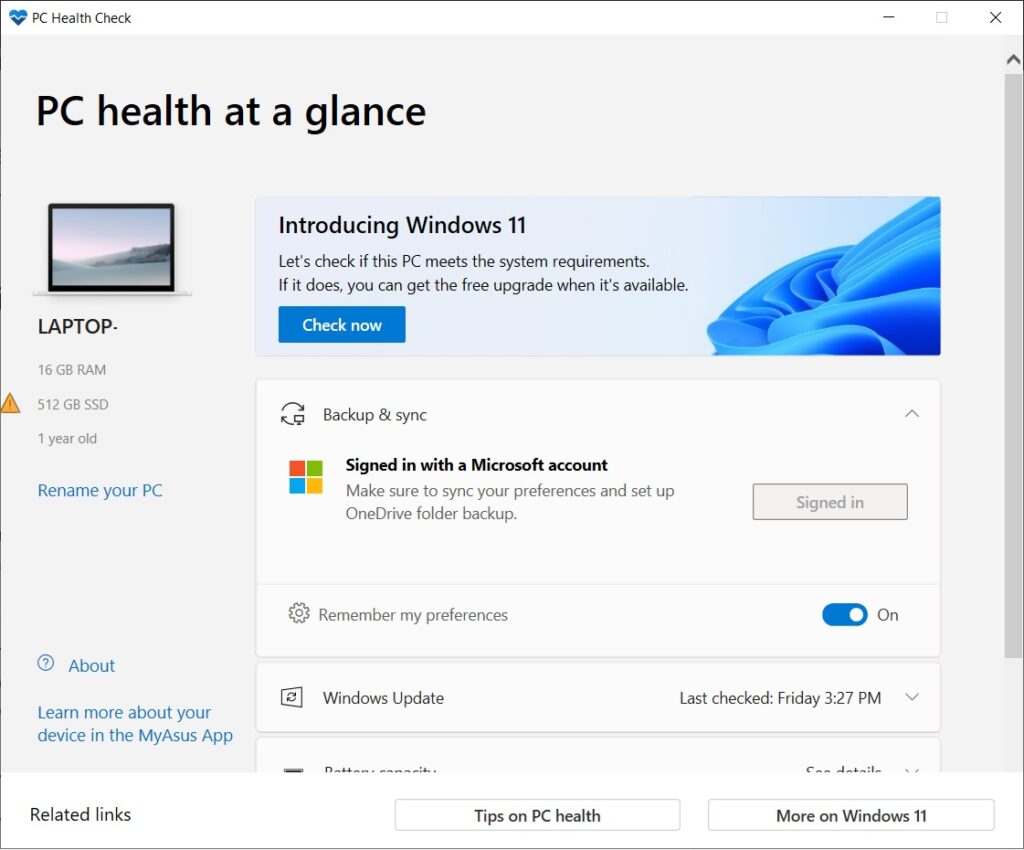 Windows 11 compatibility check tool re-released by Microsoft