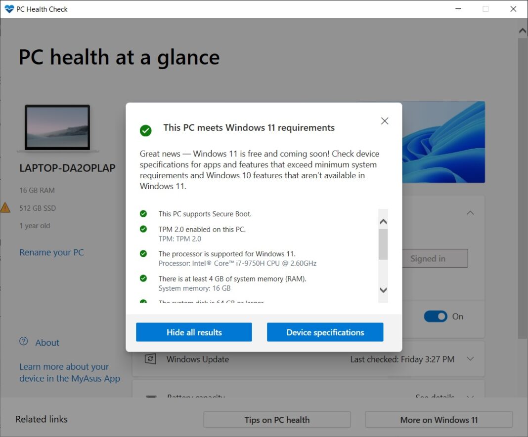Windows 11 compatibility check tool re-released by Microsoft