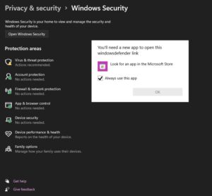 Windows 11 bug breaks Windows Security app, but there's a fix