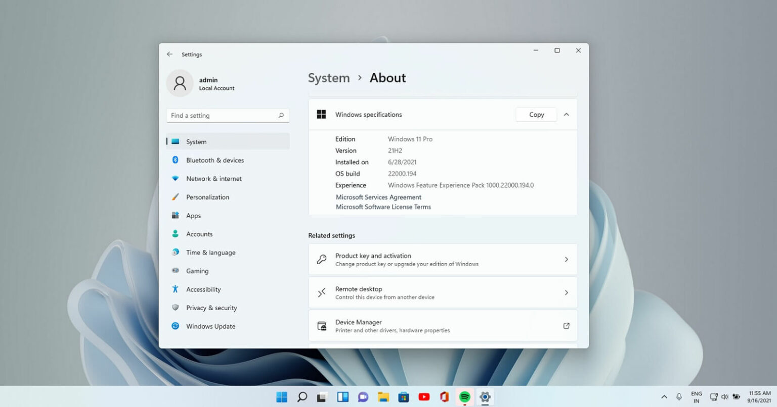 Windows 11 Build 22000.194 (KB5005635) is out with improvements