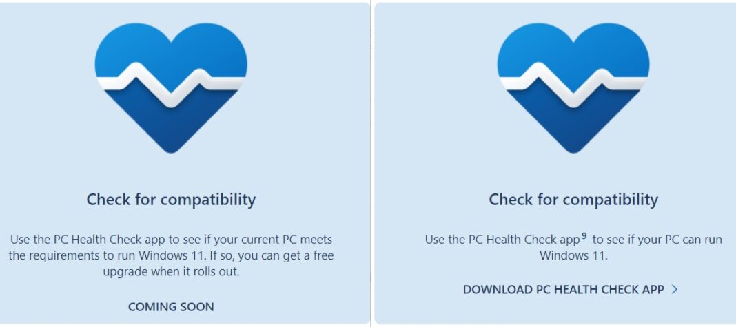 Windows 11 compatibility: PC Health Check returns for everyone