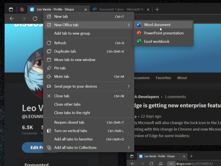 Microsoft Edge is getting Office integration and more ads/alerts