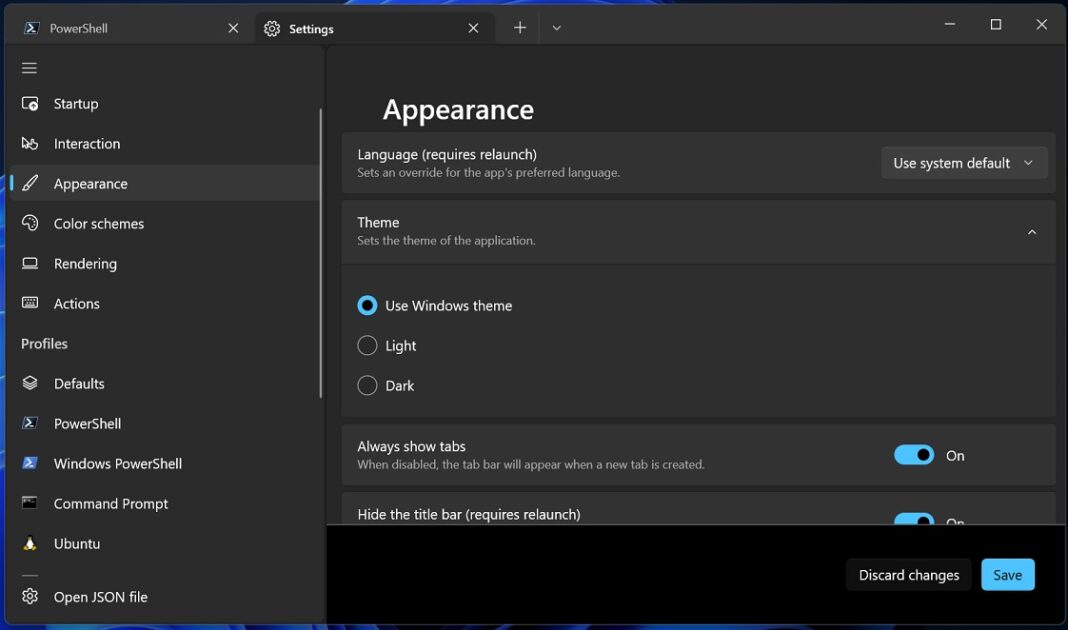 Windows 11's command line tool is getting a new design for settings