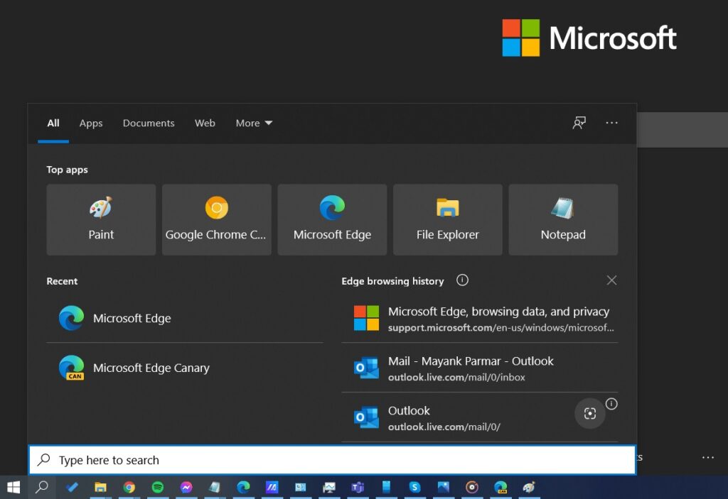 Microsoft Edge to get tab search, Windows 10 Search integration