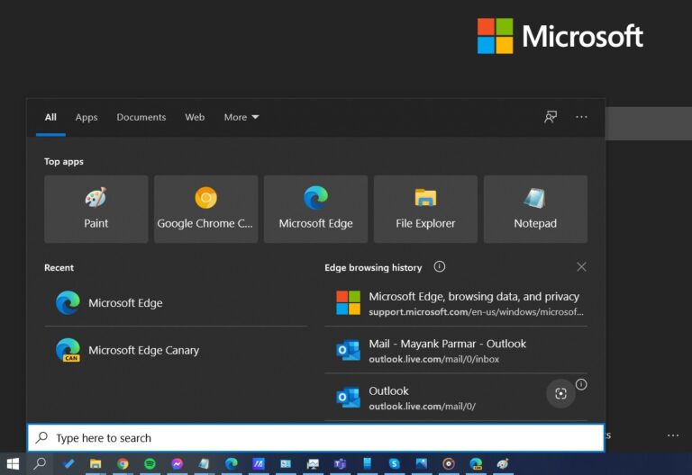 Microsoft Edge to get tab search, Windows 10 Search integration