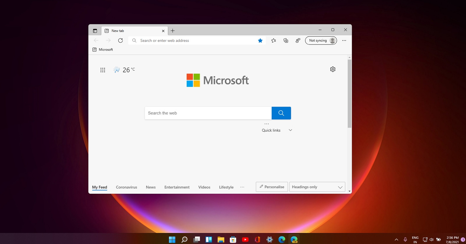 Dotjerati Ravan Po tenje Microsoft Edge Windows 11 Oko Znanost Ra unati
