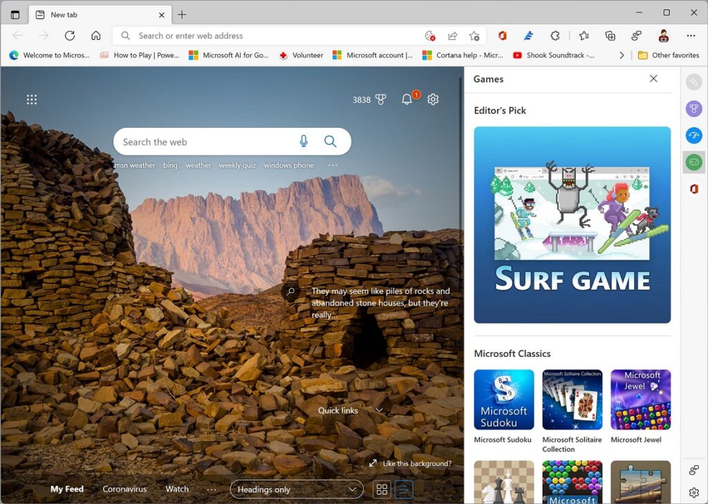 Microsoft Edge is getting a new sidebar menu on Windows