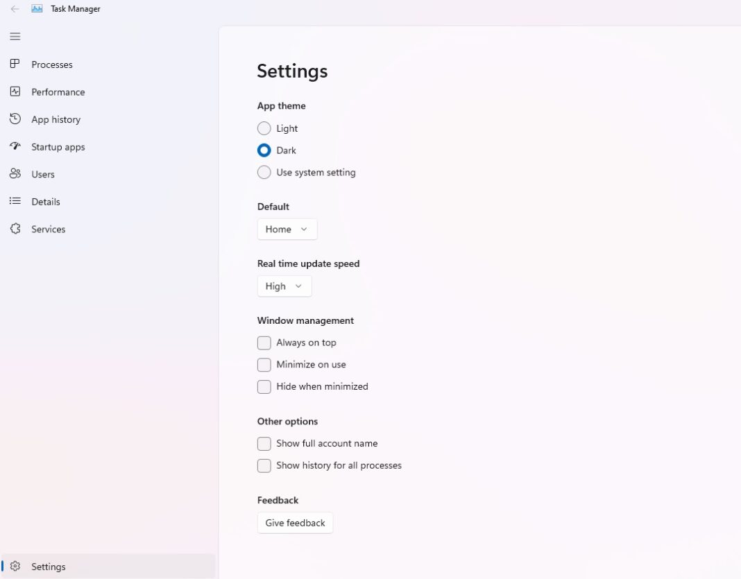 Our first look at redesigned Task Manager for Windows 11