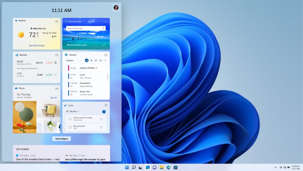 Windows 11 22H2: Leak confirms big desktop widgets upgrade