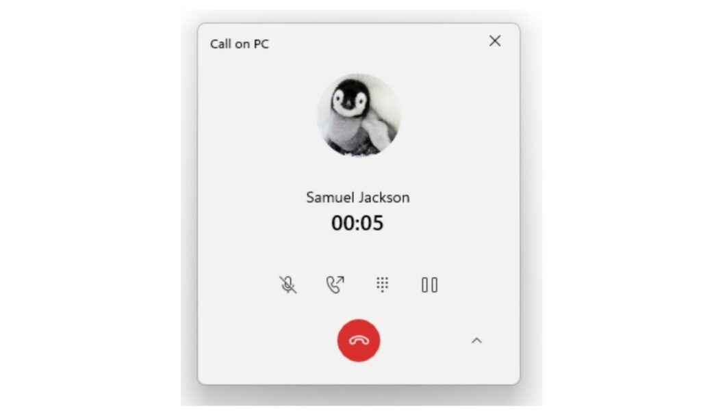 Windows 11's Your Phone app is getting a new call experience