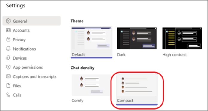 Microsoft Teams is getting a new compact UI for chats on Windows, macOS