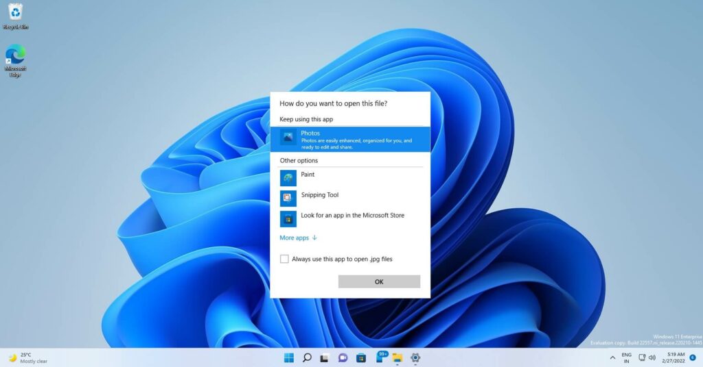 Microsoft is redesigning Windows 11's default apps picker tool