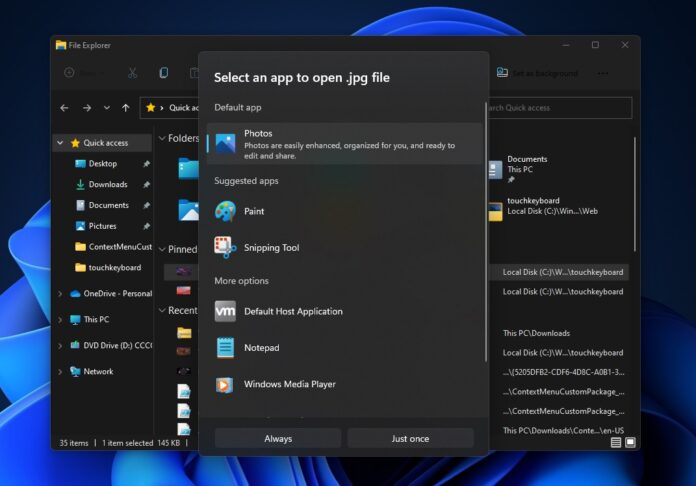 Microsoft is redesigning Windows 11's default apps picker tool
