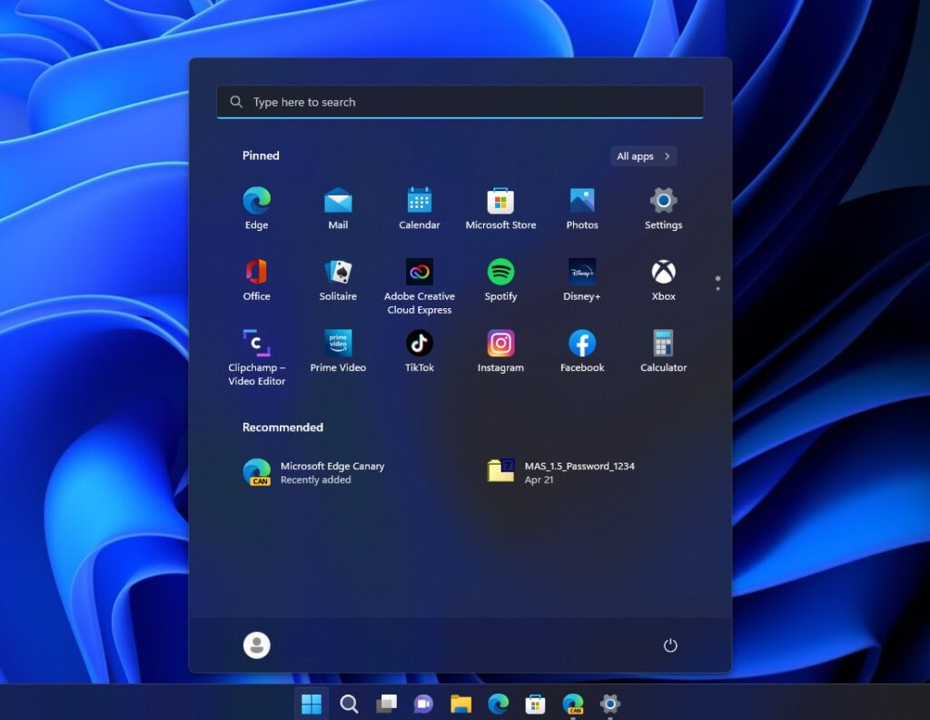 Microsoft says Windows 11 Start menu is built around feedback, users ...