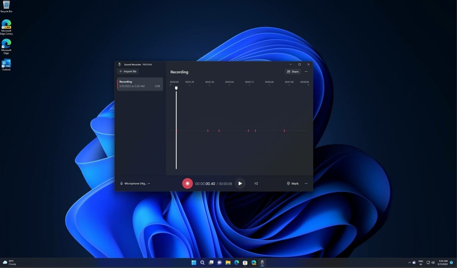 Hands on with Windows 11's new Sound Recorder, Microsoft says more to come
