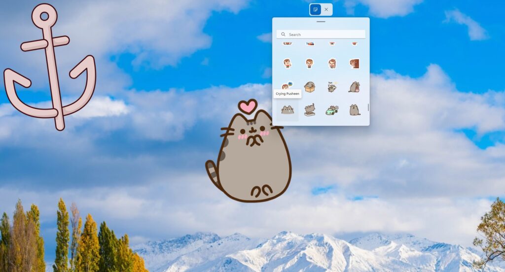 Hands on with Windows 11 22H2's secret feature - Desktop Stickers