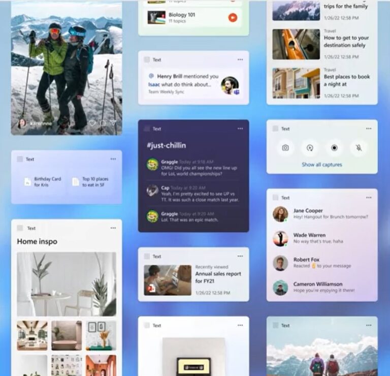 Microsoft teases interesting 3rd-party widgets for Windows 11